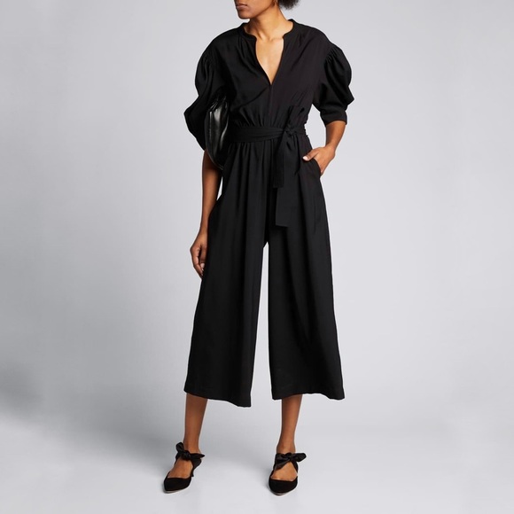 A.L.C. | Pants & Jumpsuits | Alc Shiva Crop Wide Leg Jumpsuit Size ...